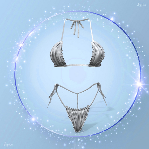 Second Life Marketplace Reborn Boom Bikini Silver